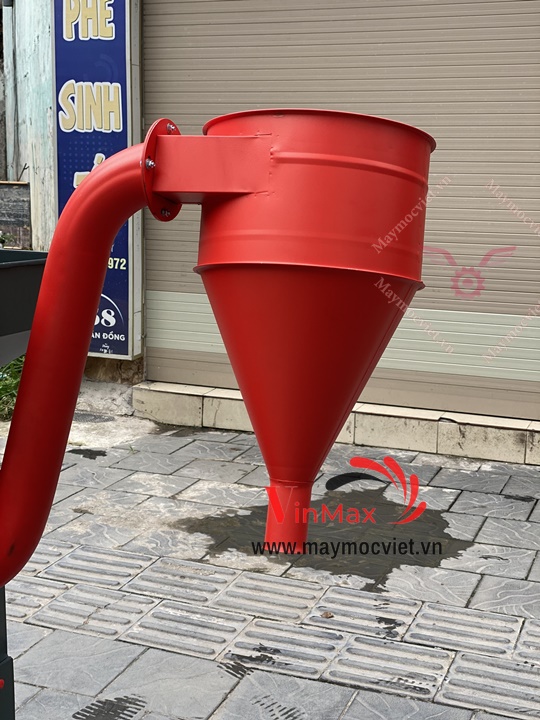 Máy xay xát lúa gạo liên hoàn VM600-2C - Gầu tải thóc – Lọc tạp chất đ ...