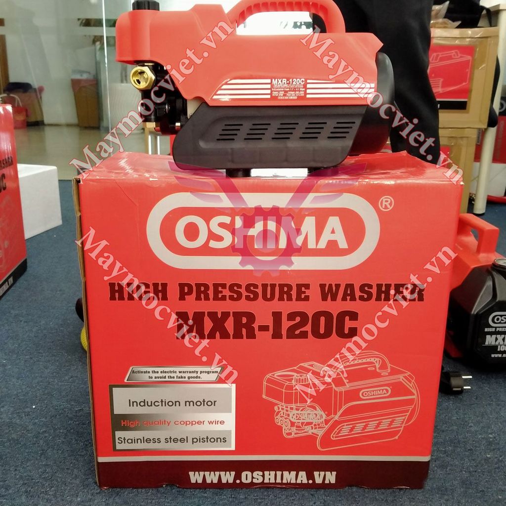 Máy xịt rửa xe gia đình Oshima OS-120C – Vinmax- maymocviet.vn