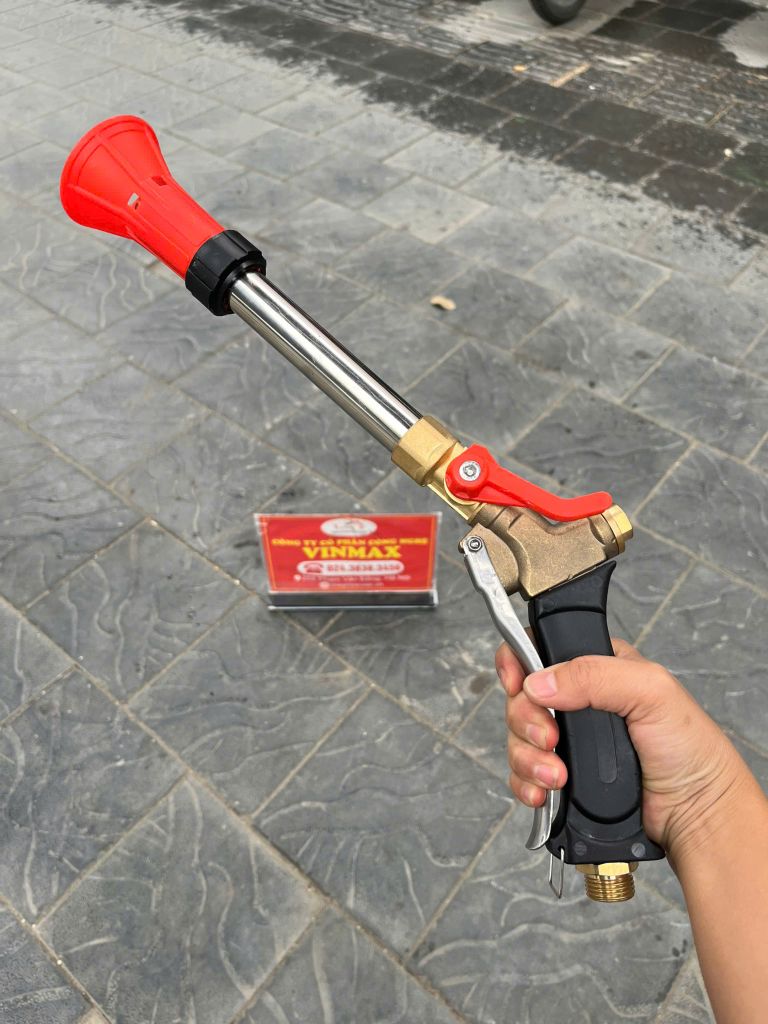 Súng phun thuốc, rửa xe loa kèn béc đồng chịu áp lực cao Turbo TS30 ...
