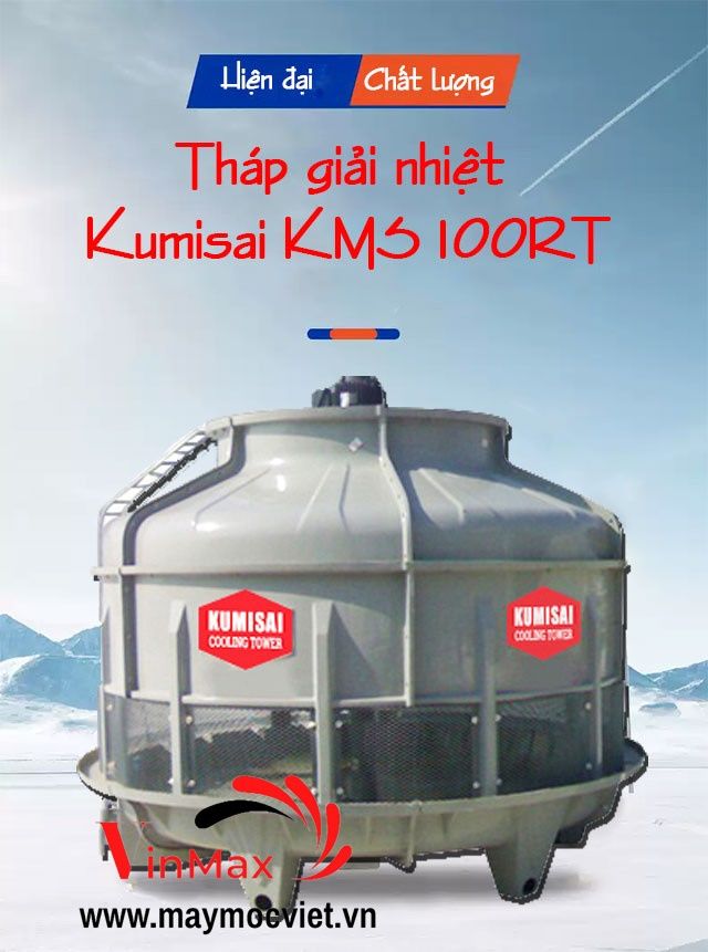Tháp giải nhiệt Kumisai KMS 100RT – Vinmax- maymocviet.vn