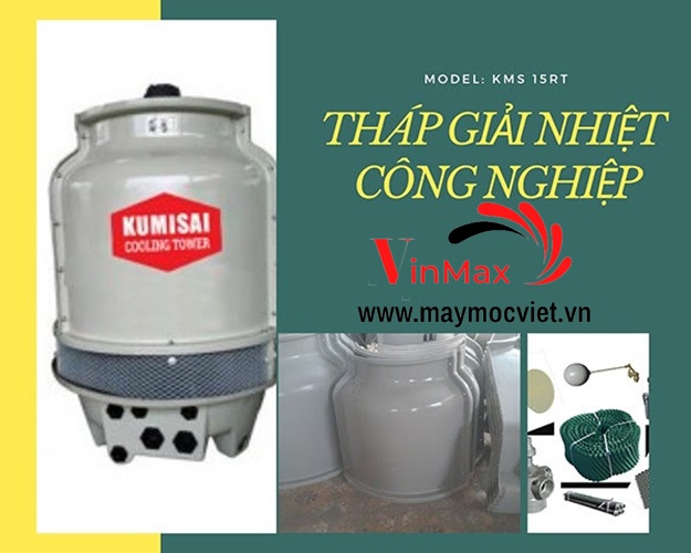 Tháp giải nhiệt Kumisai KMS 15RT – Vinmax- maymocviet.vn