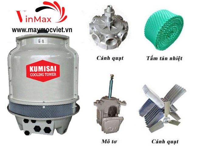 Tháp giải nhiệt Kumisai KMS 15RT – Vinmax- maymocviet.vn