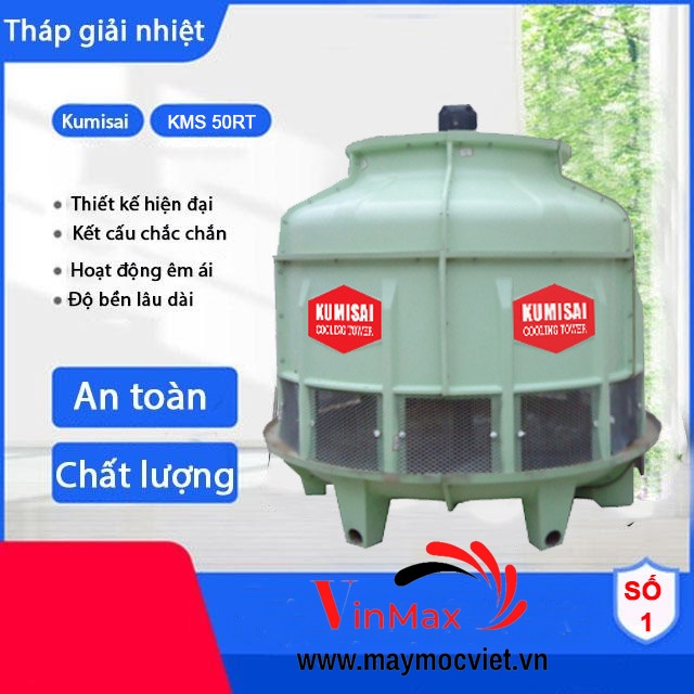 Tháp giải nhiệt Kumisai KMS 50RT – Vinmax- maymocviet.vn