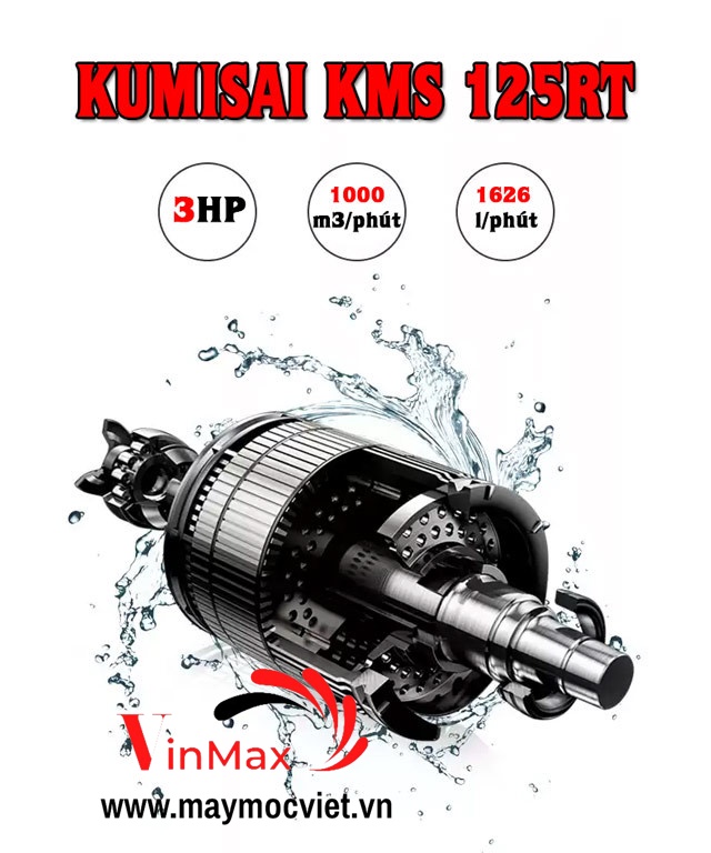 Tháp giải nhiệt Kumisai KMS 125RT – Vinmax- maymocviet.vn