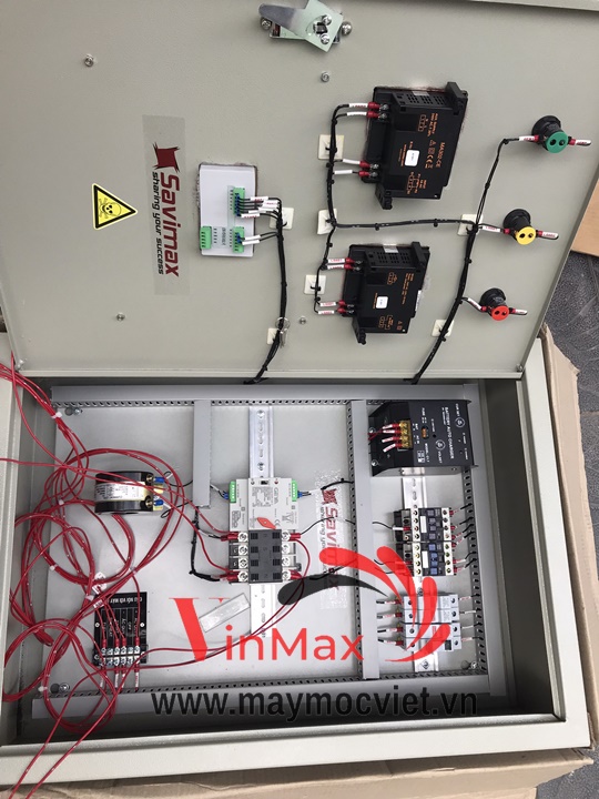 Tủ ATS chuyển nguồn tự động mặt đồng hồ điện tử VM100A – Vinmax- maymocviet.vn