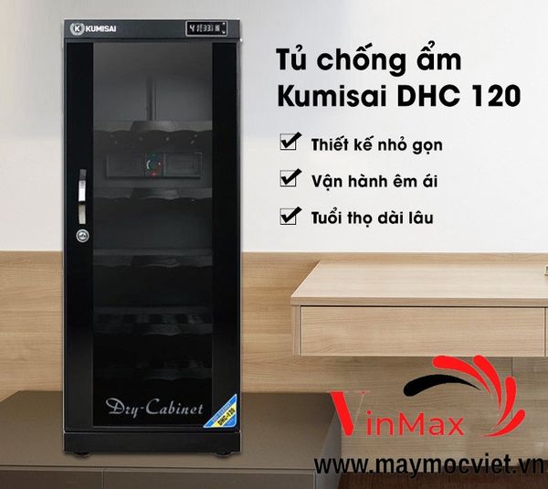 Tủ chống ẩm Kumisai DHC 120 – Vinmax- maymocviet.vn