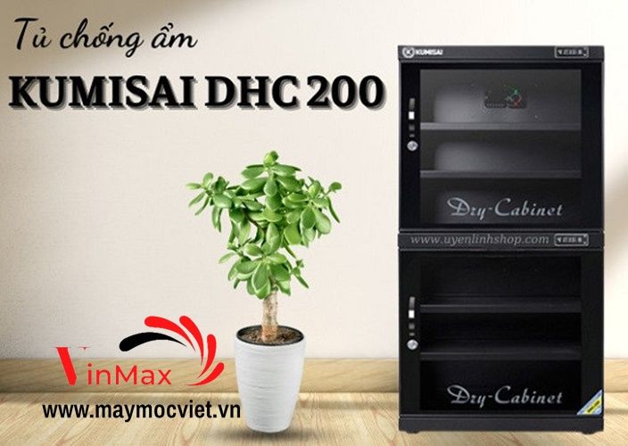 Tủ chống ẩm Kumisai DHC 200 (200 lít) – Vinmax- maymocviet.vn