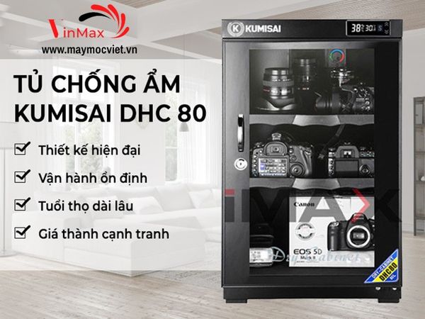 Tủ chống ẩm Kumisai DHC 80 (80 lít) – Vinmax- maymocviet.vn