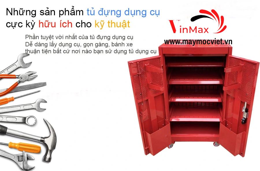 Tủ đựng đồ nghề Vinmax KC258 – Vinmax- maymocviet.vn