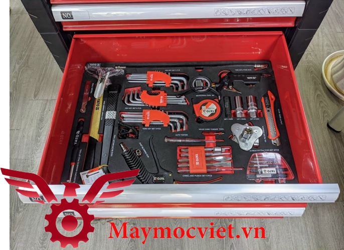 Tủ đồ nghề dùng đào tạo sửa chữa 7 ngăn 400 chi tiết YATO YT 55302 ...