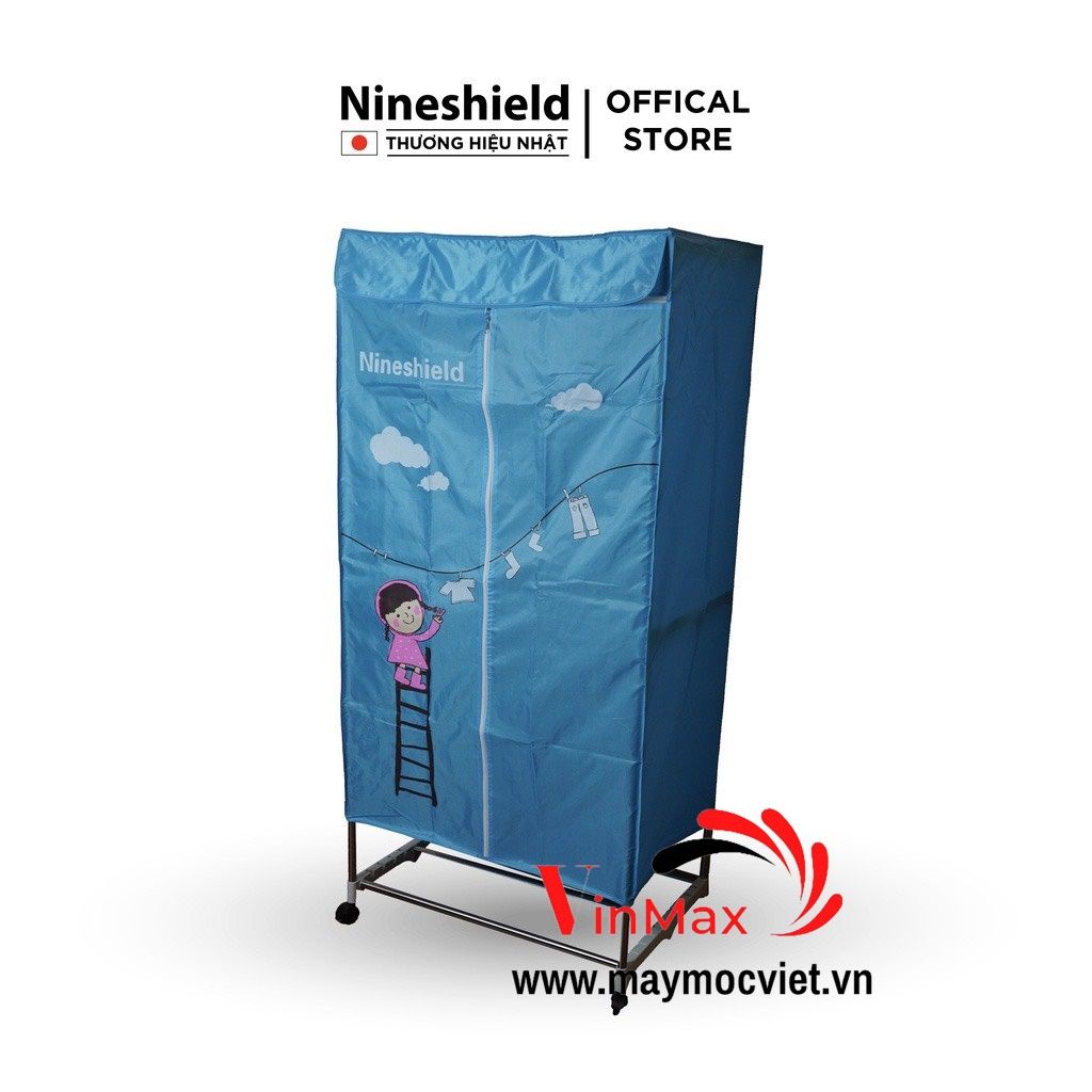 Tủ sấy quần áo diệt khuẩn, khử mùi Nineshield 2 tầng có điều khiển KB- – Vinmax- maymocviet.vn