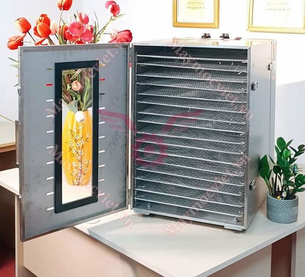 Máy sấy hoa quả 16 khay Koresta KR-02 điều khiển cơ – Vinmax- maymocviet.vn
