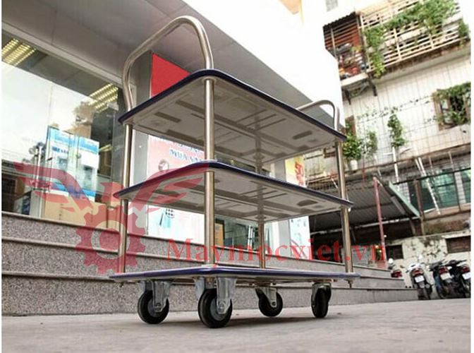Xe Đẩy Hàng 3 Tầng Jumbo HL-130D – Vinmax- maymocviet.vn