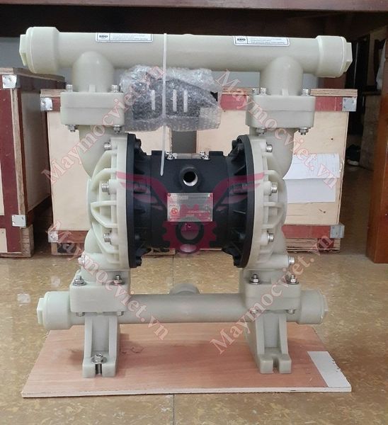 Bơm Màng Khí Nén GODO QBY3-20 Nhựa PP – Vinmax- maymocviet.vn