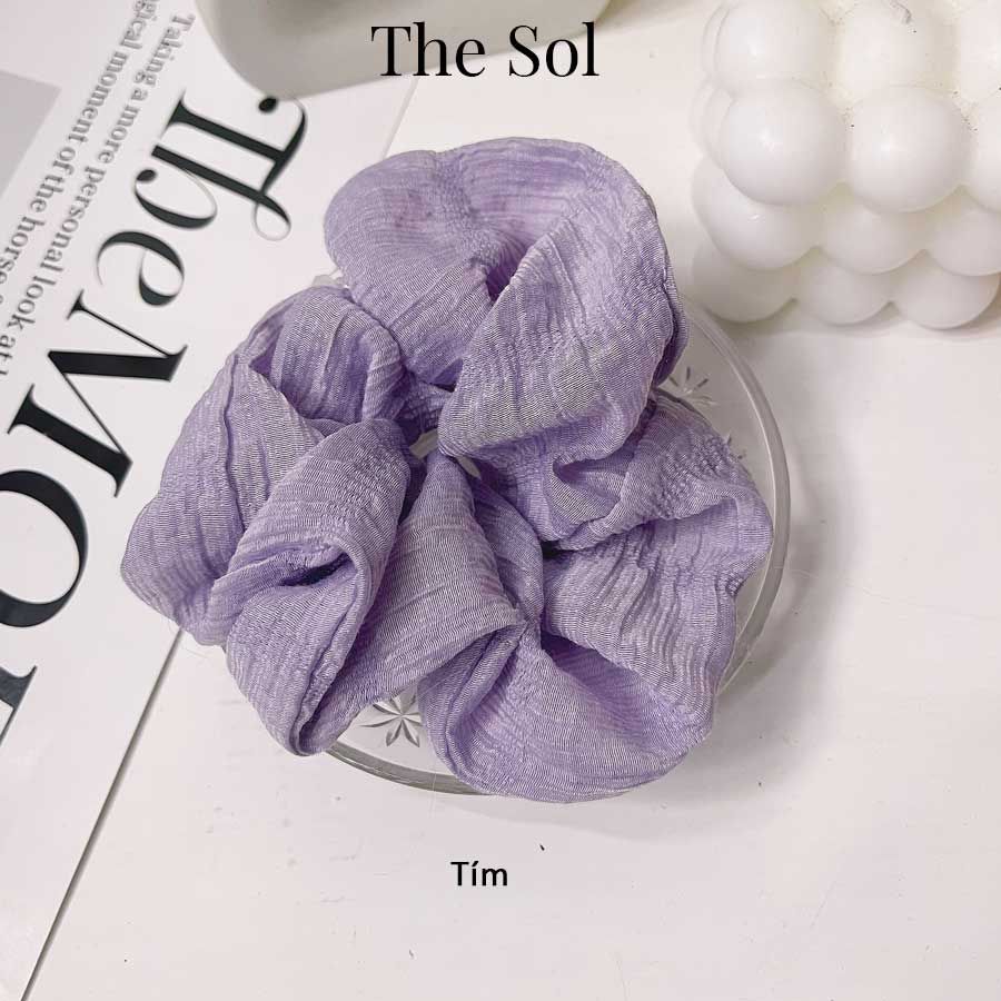 Cột Tóc Scrunchies Colour Ulzzang – The Sol