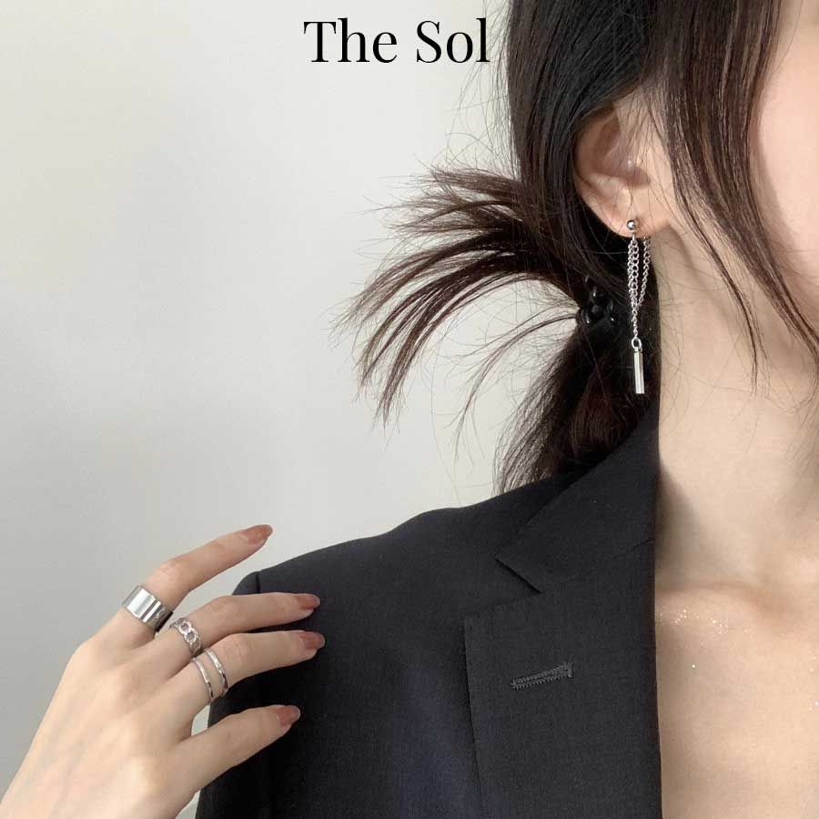 Bông Tai Hàn Quốc Long Chain 2 Styles – The Sol