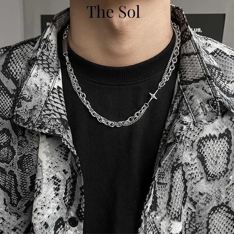 Dây Chuyền Titan Unisex Dia Cross In Center – The Sol