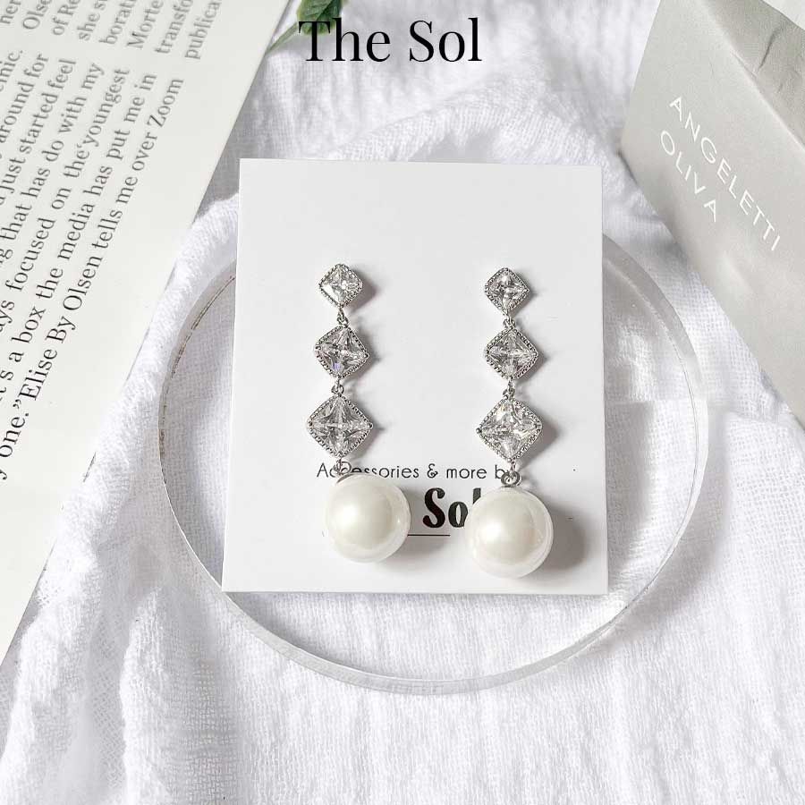 Bông Tai Seropi Long Dia & Pearl – The Sol