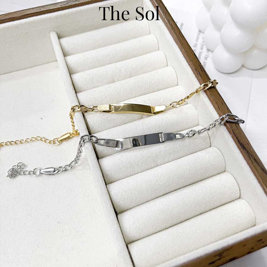 Lắc Tay Titan Silver Tag – The Sol