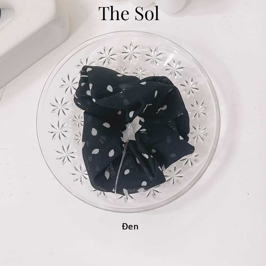 Cột Tóc Scrunchies Basic Dots – The Sol