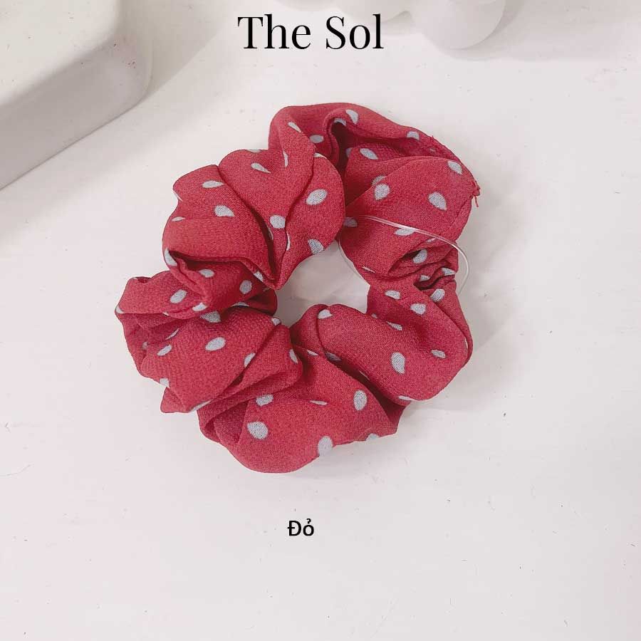 Cột Tóc Scrunchies Basic Dots – The Sol