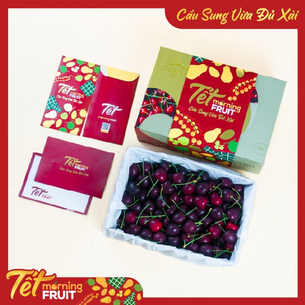 Cherry Úc size 30-32 (thùng 2KG) – Morning Fruit - Trái Cây Chất Lượng Cao