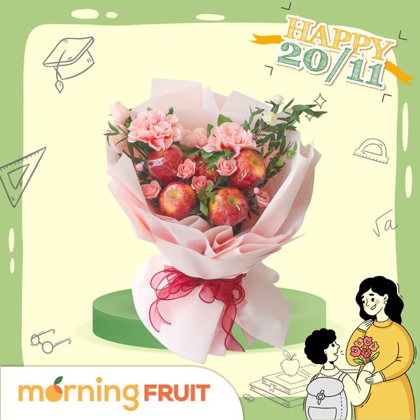 Bó hoa Táo – Morning Fruit - Trái Cây Chất Lượng Cao