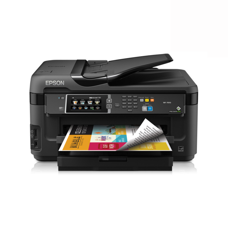 Máy In Epson Workforce 7710 - 4 Màu In Scan Copy Khổ A3