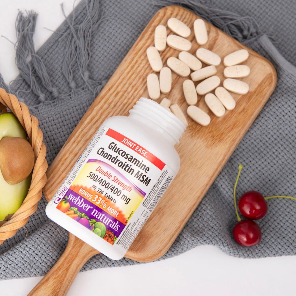 Viên uống bổ khớp Glucosamine Chondroitin MSM WEBBER NATURALS Hộp 120 ...
