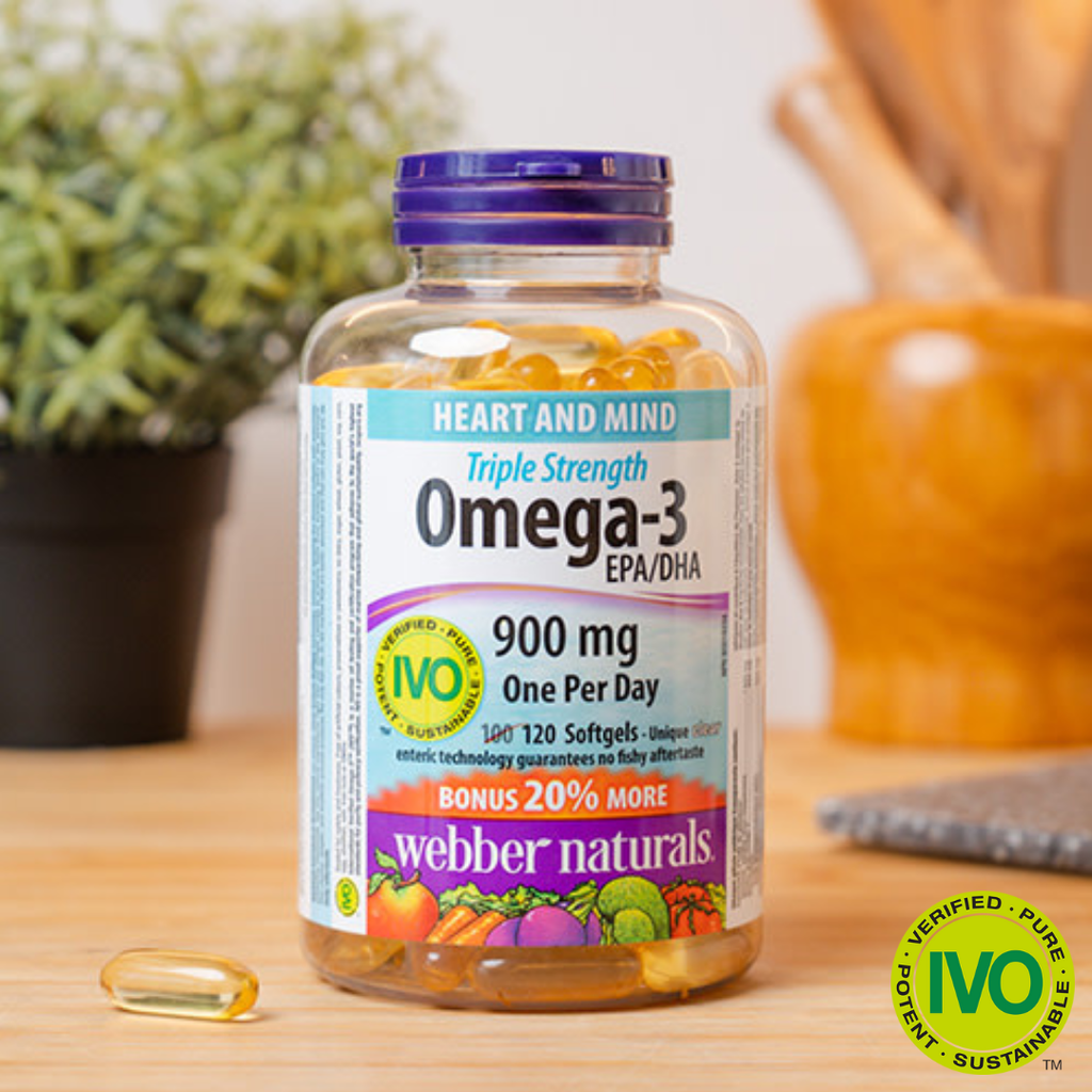 Viên Uống Dầu Cá Triple Strength Omega 3 WEBBER NATURALS – HEALTHAZ
