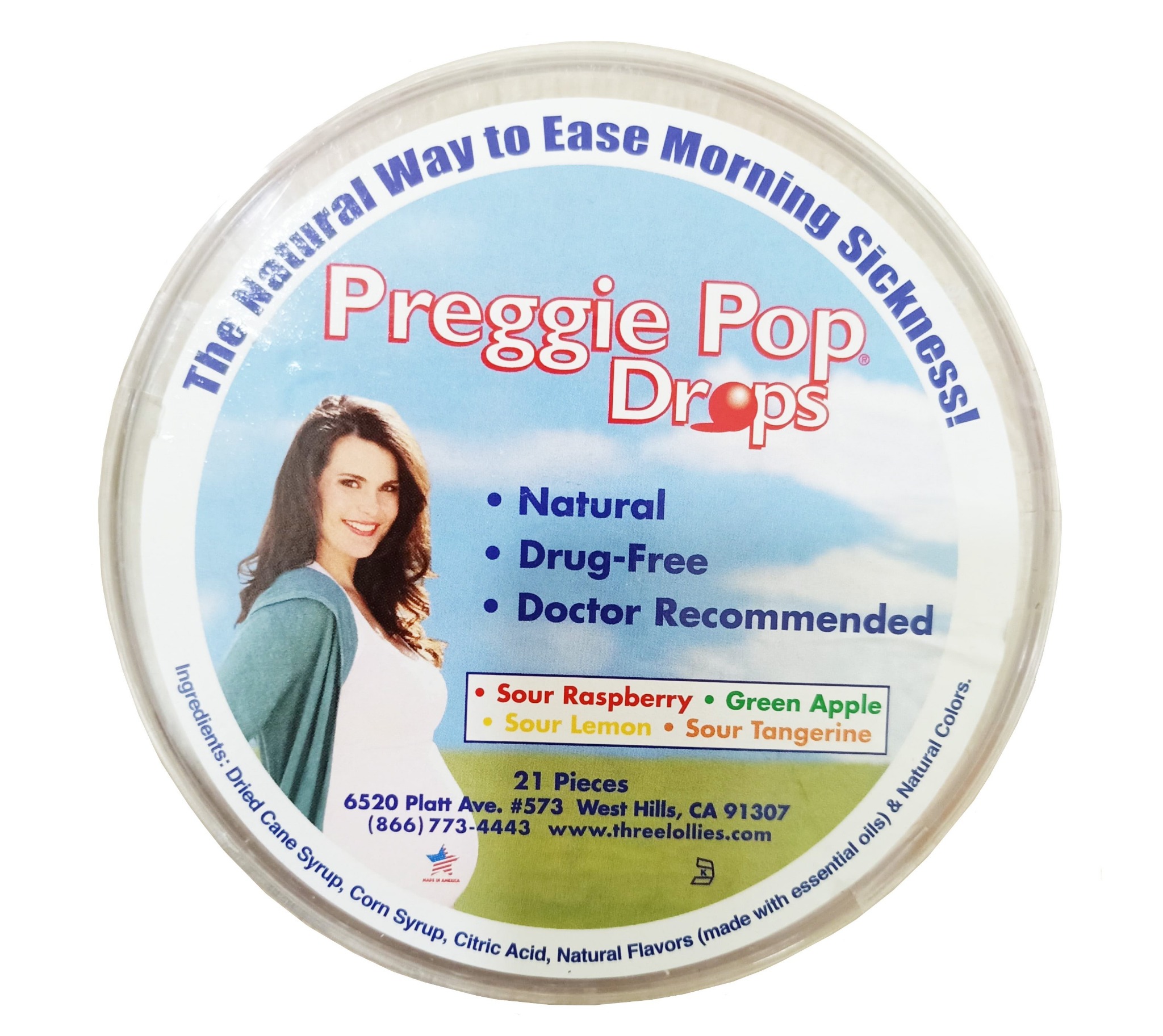 Kẹo ngậm hỗ trợ giảm nghén Preggie Pop Drops Plus Mỹ 21 viên – Shop ...