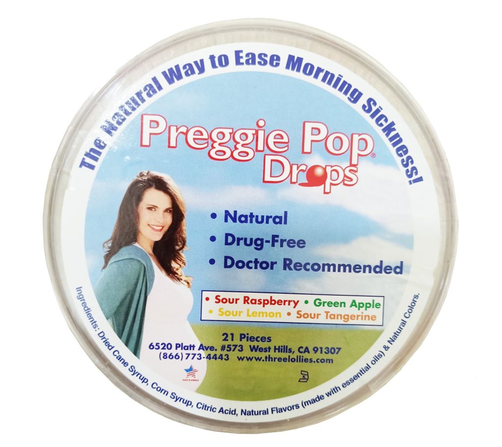 Kẹo ngậm hỗ trợ giảm nghén Preggie Pop Drops Plus Mỹ 21 viên – Shop ...