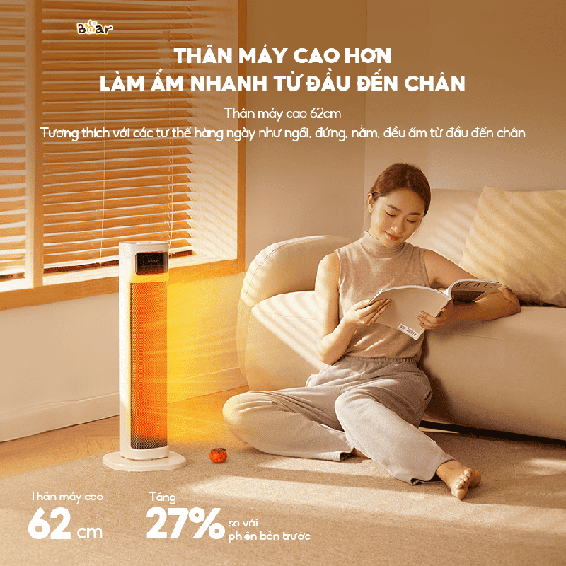 Máy sưởi Bear đứng DNQ-P20Y5 – Shop KHANG BABY