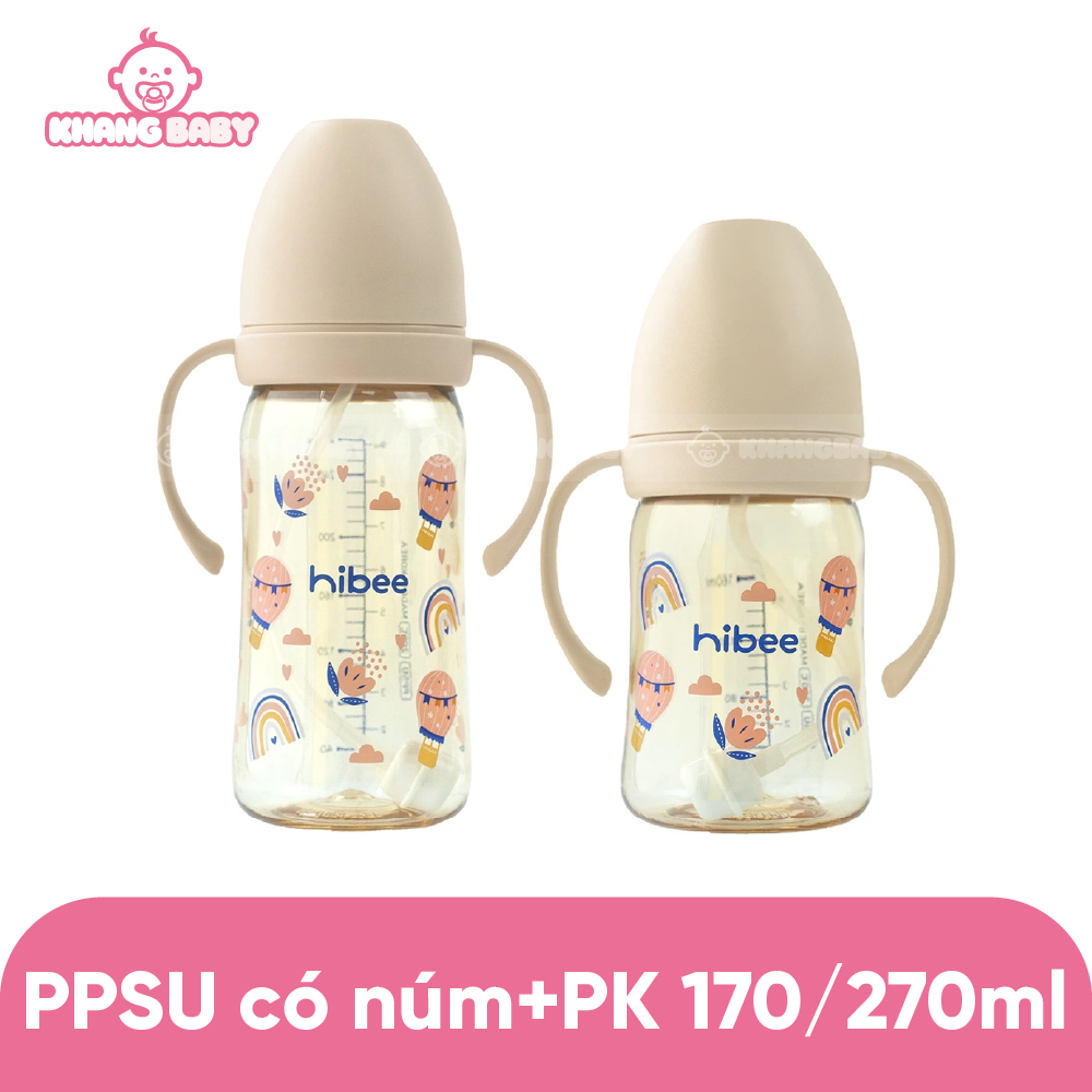 Bình sữa Hibee trơn – Shop KHANG BABY
