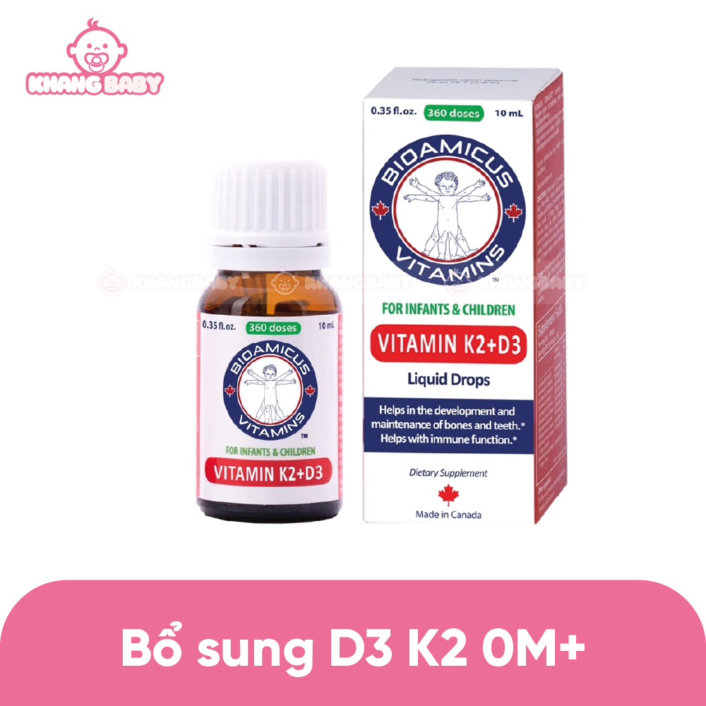Vitamin D3 K2 Bioamicus 0M+ – Shop KHANG BABY