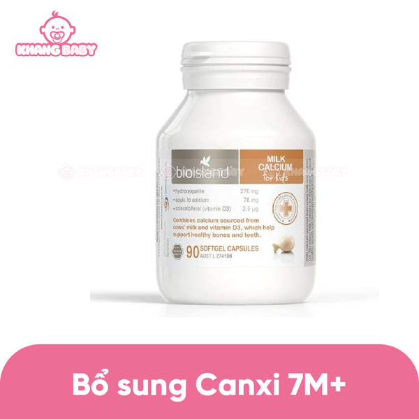 Canxi BioIsland Úc 90 viên 7M+ – Shop KHANG BABY