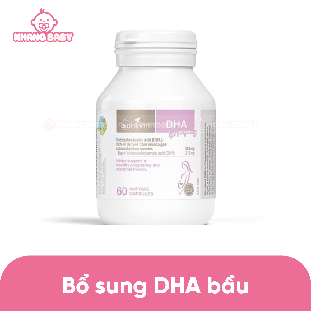 DHA bầu BioIsland 60 viên – Shop KHANG BABY