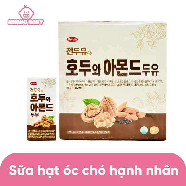 Sữa óc chó hạnh nhân Hanmi Hàn – Shop KHANG BABY