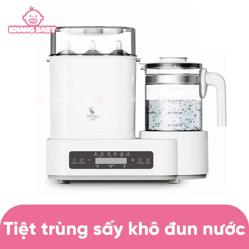 Máy tiệt trùng sấy khô đun nước Moazbebe MB031 – Shop KHANG BABY