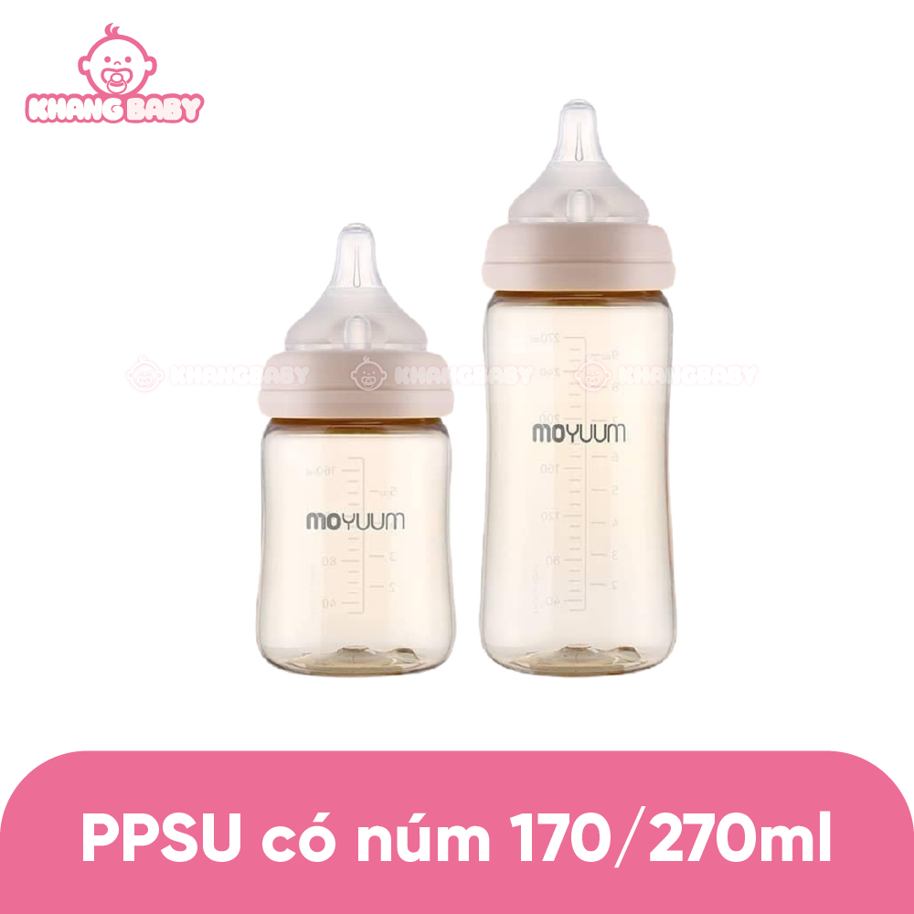 Bình sữa Moyuum trơn Hàn – Shop KHANG BABY