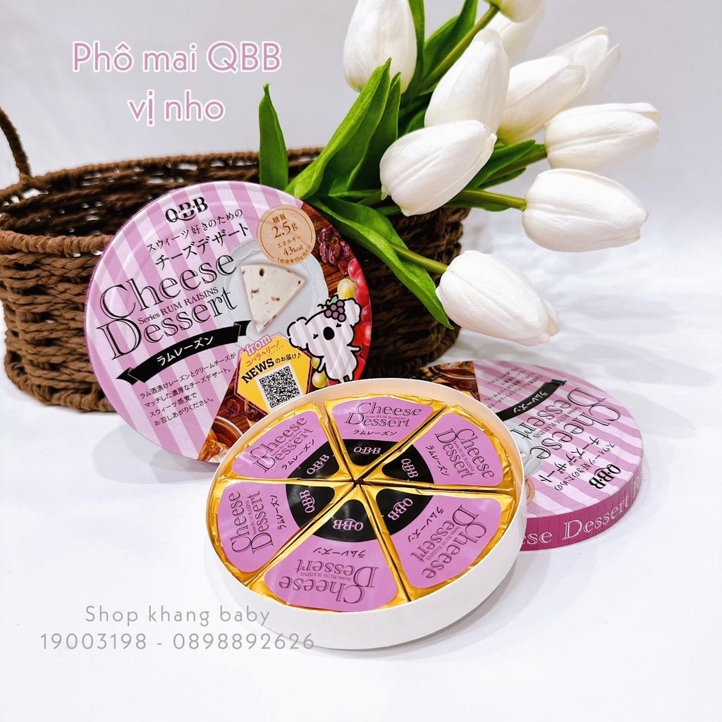 Phô mai QBB Nhật Bản 90g đủ vị – Shop KHANG BABY