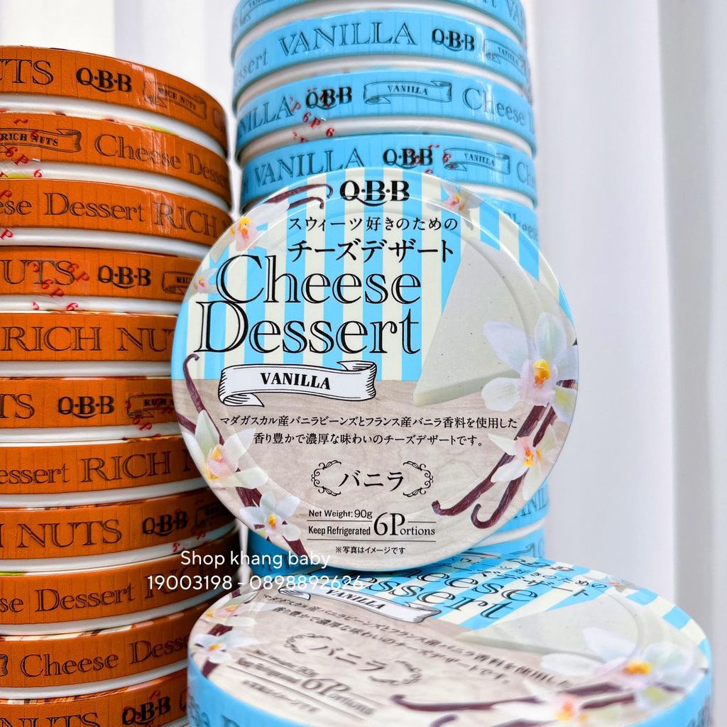 Phô mai QBB Nhật Bản 90g đủ vị – Shop KHANG BABY