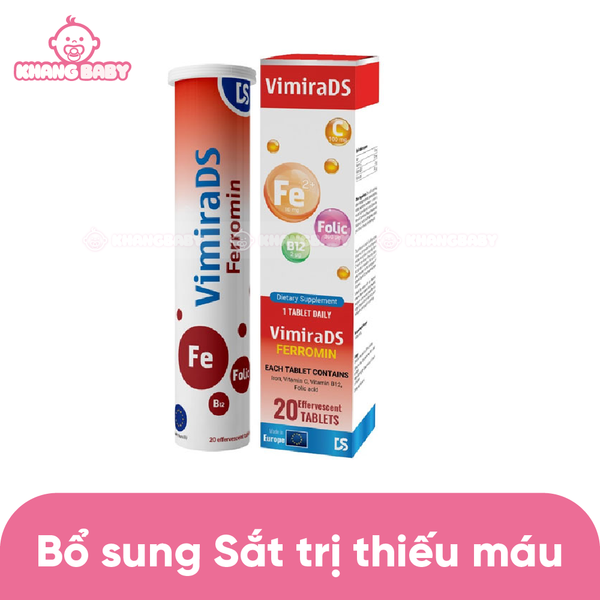Viên sủi bổ sung sắt Ferromin – Shop KHANG BABY