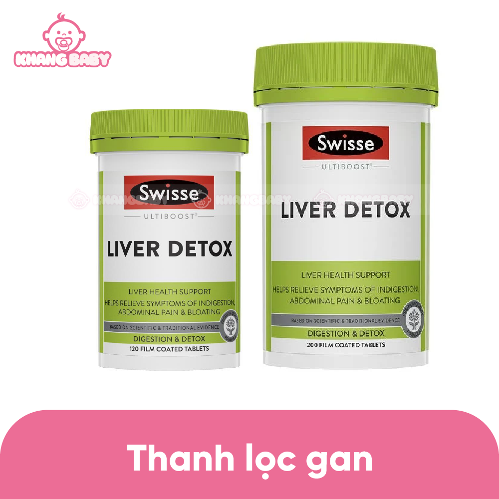 Thải độc gan Swisser Liver Detox – Shop KHANG BABY
