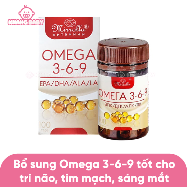 Viên uống Omega 369 Nga 100 viên – Shop KHANG BABY