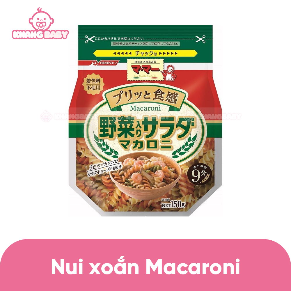 Nui xoắn macaroni nhật – Shop KHANG BABY