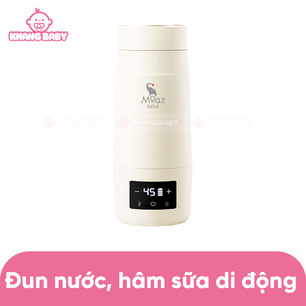Bình đun nước pha sữa di động Moazbebe MB058Bình đun nước pha sữa di ...