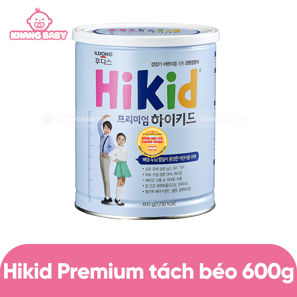 Sữa Hikid Premium tách béo 600g – Shop KHANG BABY