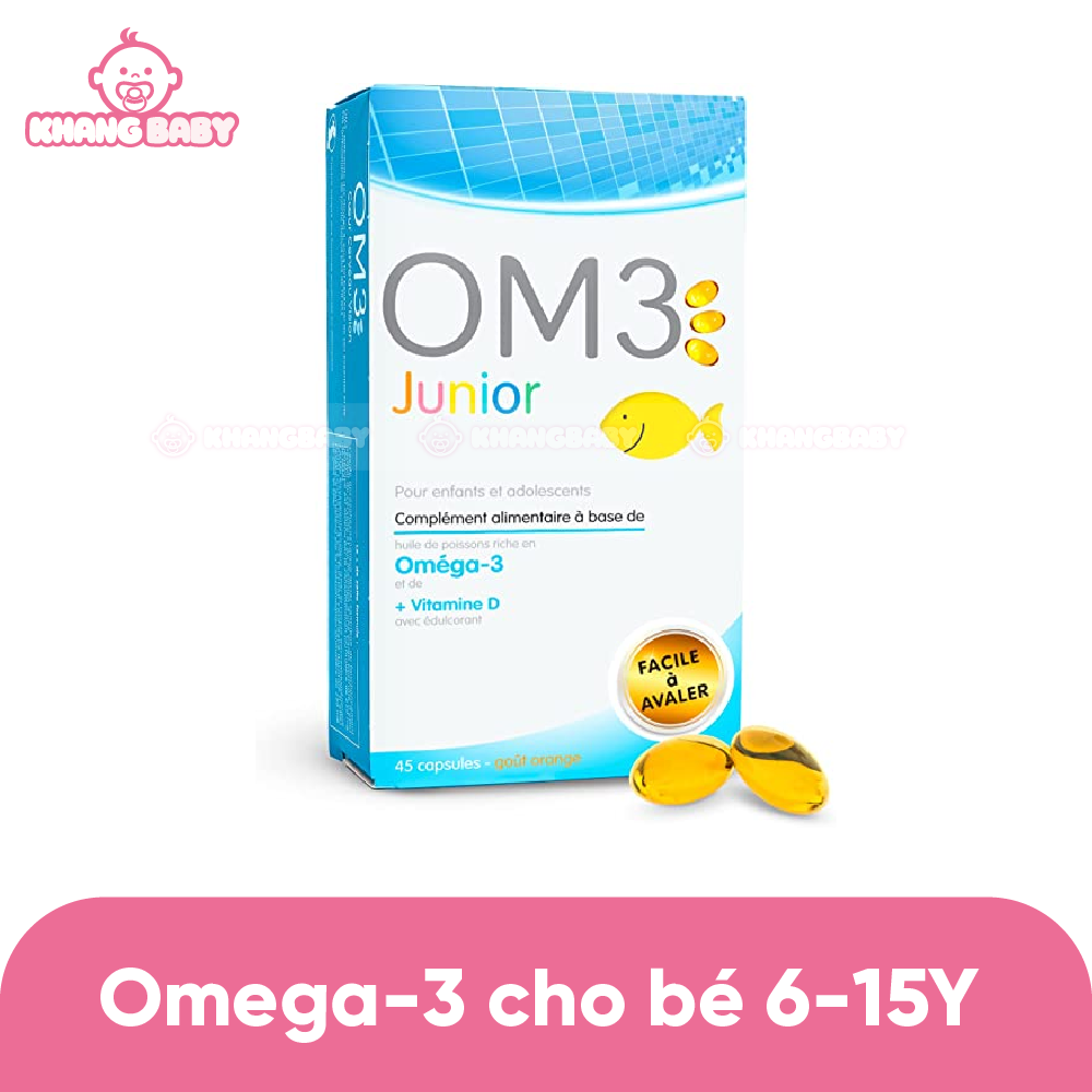 Bổ sung Omega-3 OM3 Junior 6-15Y – Shop KHANG BABY