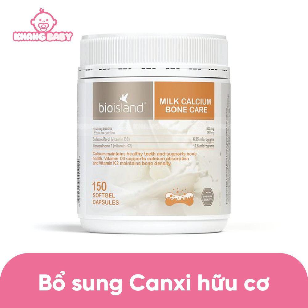 Canxi hữu cơ Bone care Bio Island Úc – Shop KHANG BABY